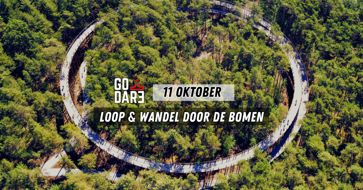 Loop en Wandel door de Bomen in Bosland